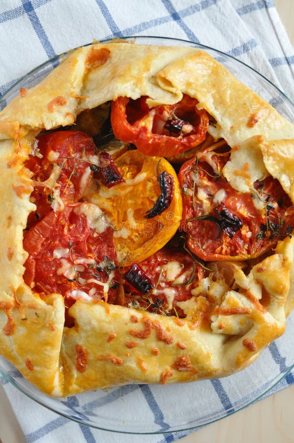 Tomato Tarte stock photo. Image of basil, buffet, lunch - 32946050