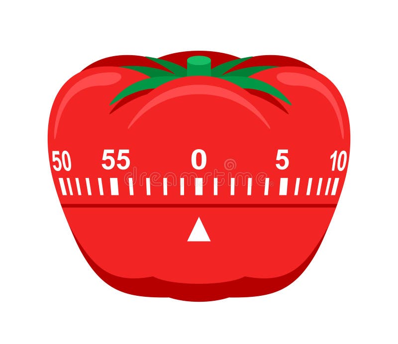 Tomato Timer Icon - Pomodoro Technique Stock Illustration ...