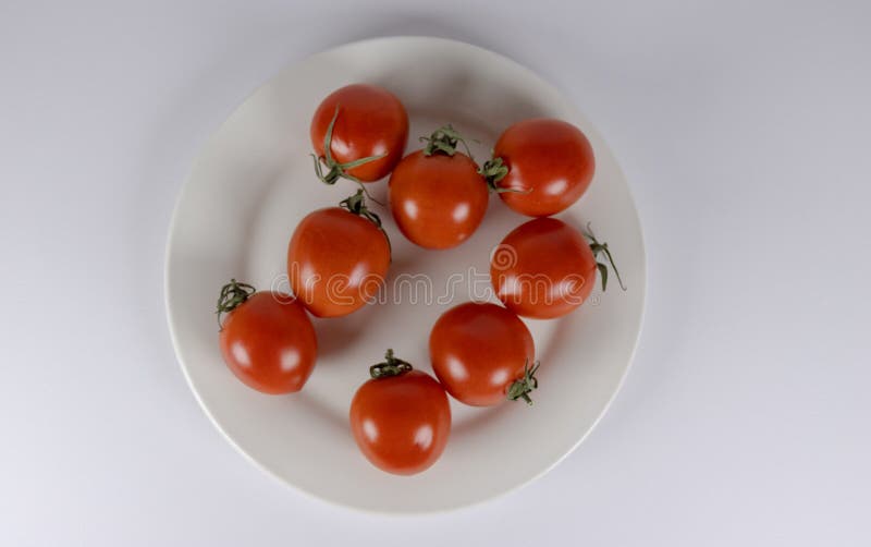 Tomato on White Background. Tomatoes Front View. Close-up Shooting ...