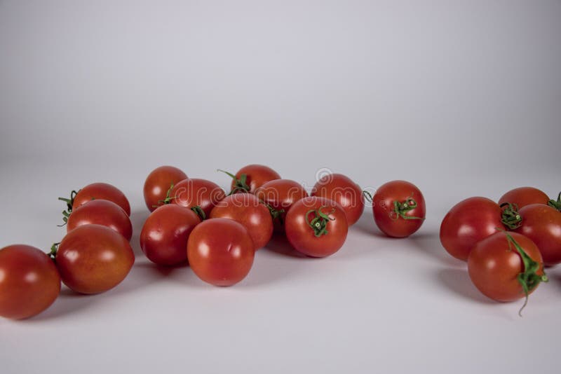 Tomato on White Background. Tomatoes Front View. Close-up Shooting ...
