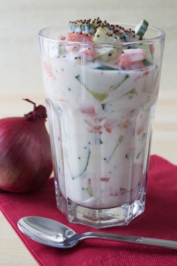 Tomatoes Cucumber Raita stock photo. Image of raita, cucumber - 12278716