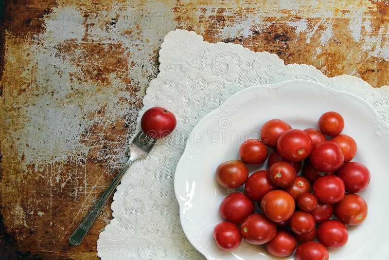 Tomatoes for dinner stock image. Image of cherry, ripe - 99713747