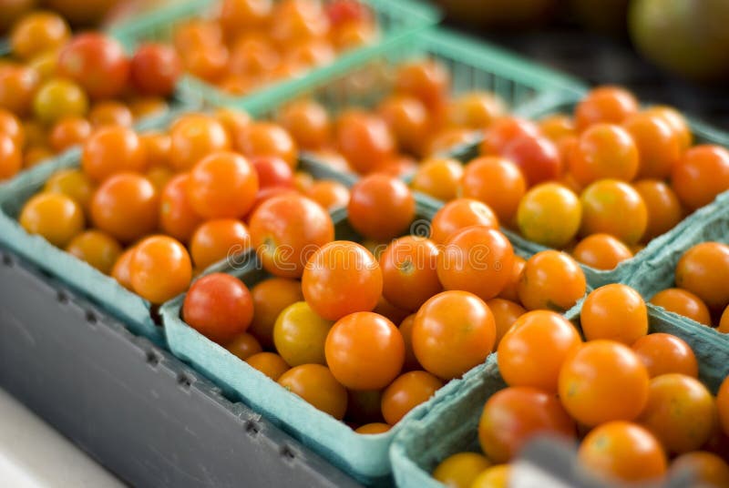 Tomatoes at the Farmer S Market Stock Image - Image of grocery, healthy ...