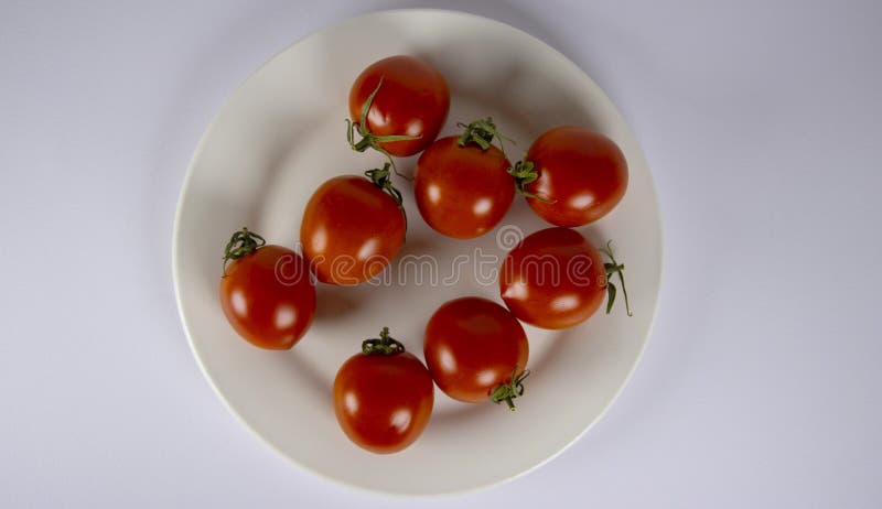 Tomato on White Background. Tomatoes Front View. Close-up Shooting ...