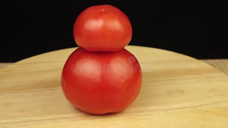 Tomatoes Standing on Top of Each Other Rotate 360 Degrees Stock Footage ...