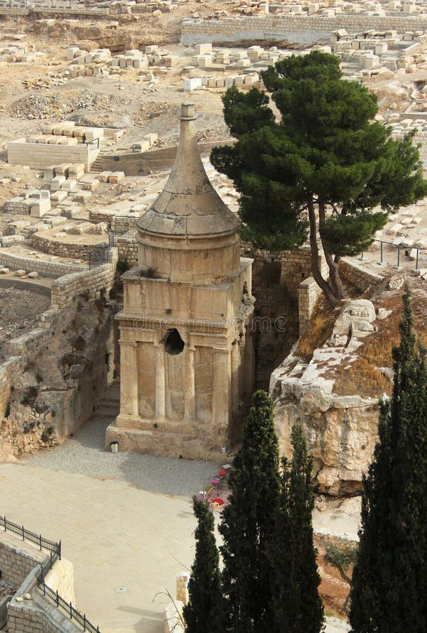 Tomb of Absalom (Absalom S Pillar) in Kidron Valley, Jerusalem, Stock ...
