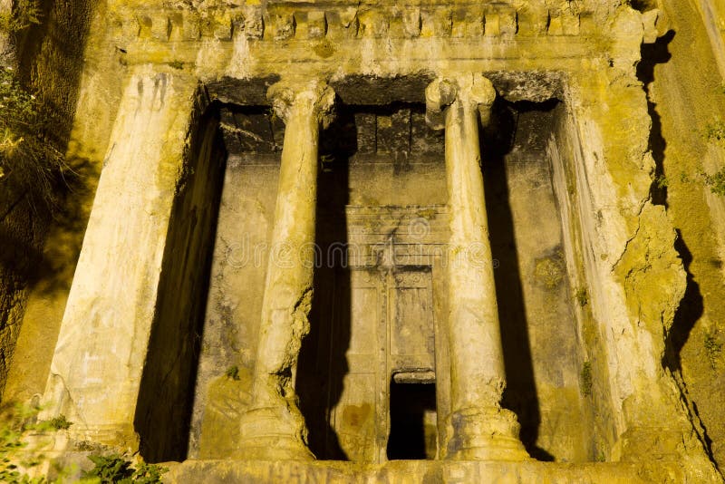 Tomb of Amyntas stock image. Image of ancient, history - 37272807