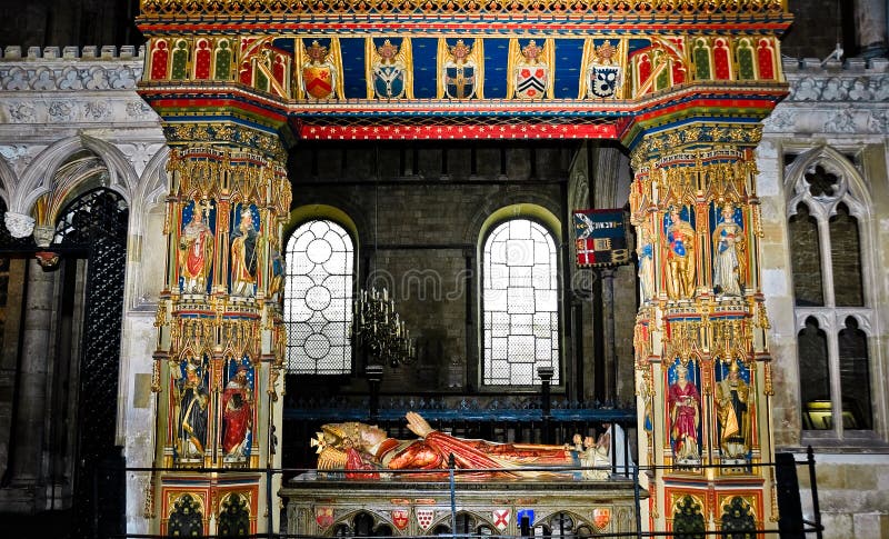 Tomb of Archbishop Henry Chichele Stock Photo - Image of kingdom ...