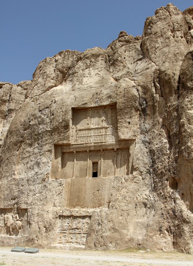 The Tomb of Darius I, Naqsh-e Rustam, Iran Stock Image - Image of kings ...