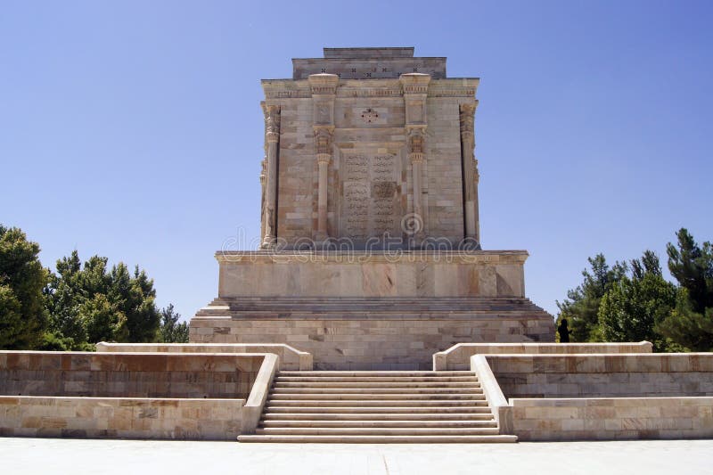 Tomb of Ferdowsi editorial stock photo. Image of honor - 344243838