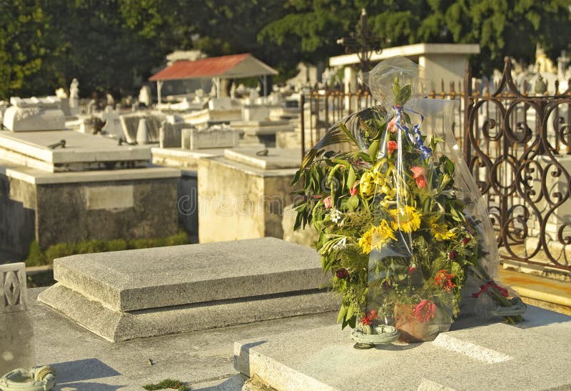 Tomb Flowers stock photo. Image of cemetery, quiet, tomb - 10923540