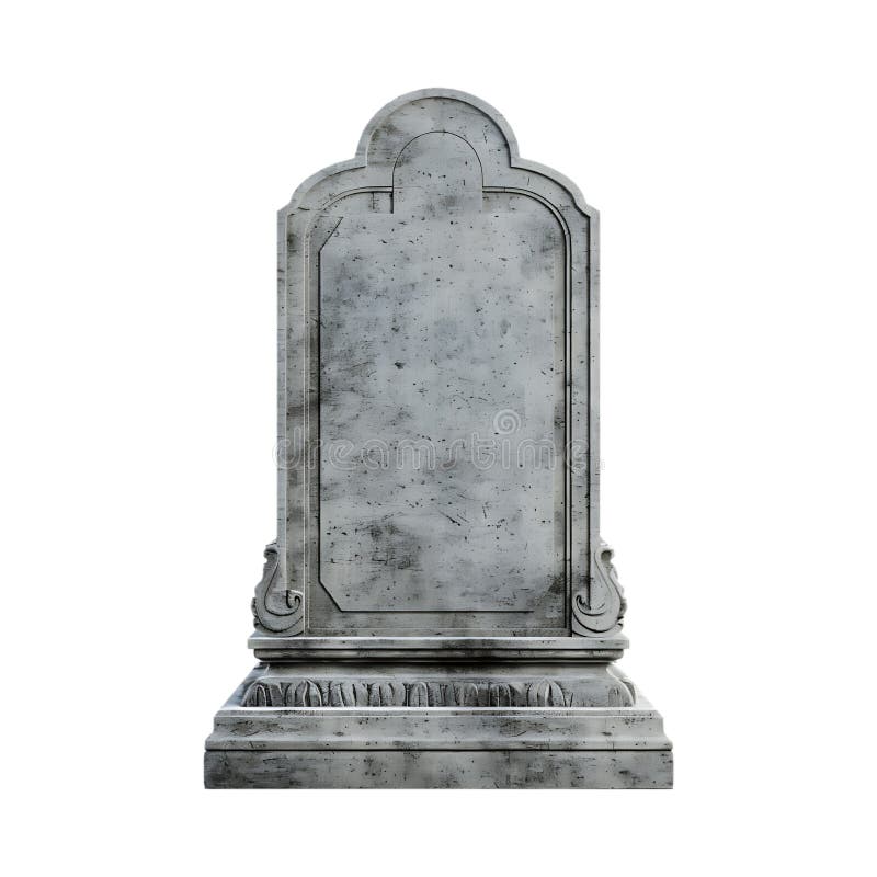 Tomb or Grave Stone on Transparent Background - Ai Generated Stock ...