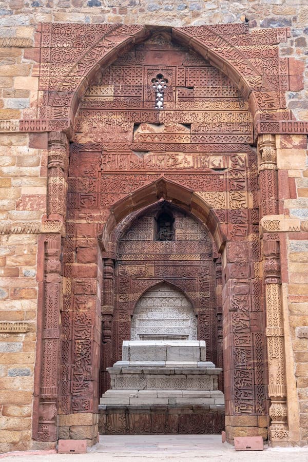Tomb of iltutmish stock photo. Image of architectural - 170733414