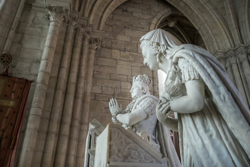 Tomb of King Louis XVI and Marie Antoinette, in Basilica of Saint-Denis ... Tomb of King Louis XVI and Marie Antoinette, in Basilica of Saint-Denis ...