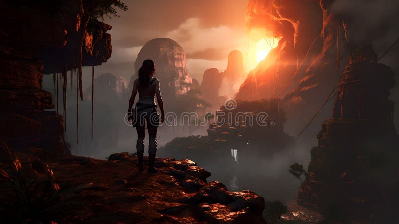 Tomb Raider Environment stock photo. Image of raider - 299632786