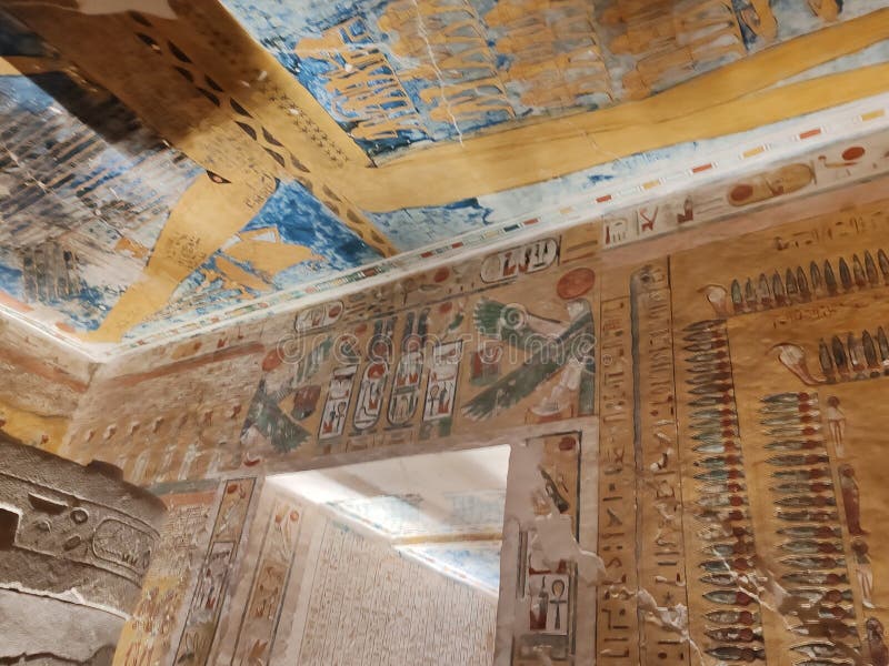 Tomb of Ramses IV. KV 2 editorial stock image. Image of brick - 379467064