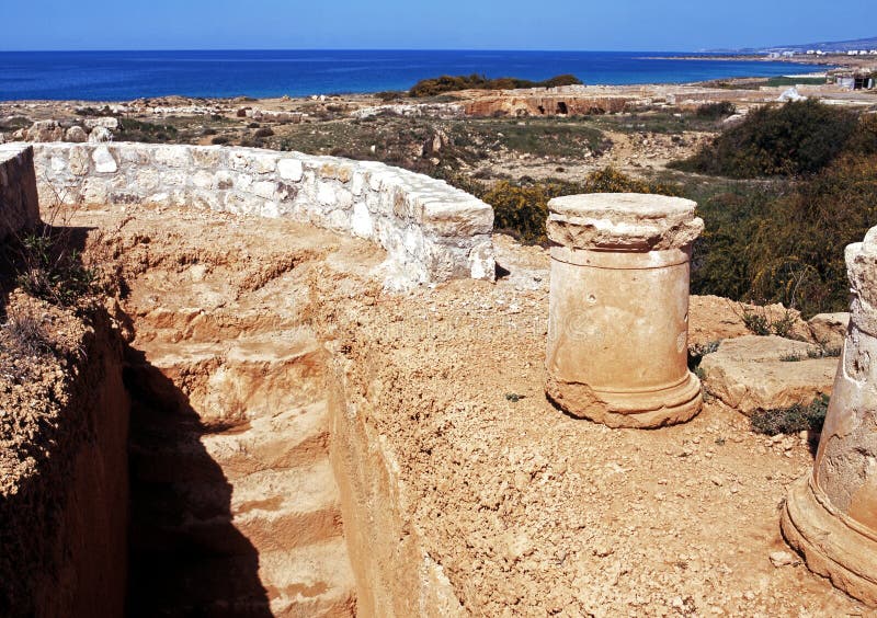 Tombs of the Kings, Cyprus. Stock Photo - Image of necropolis, pafos ...