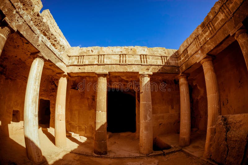 Tombs of the Kings - Impressive Ancient Necropolis. Paphos District ...