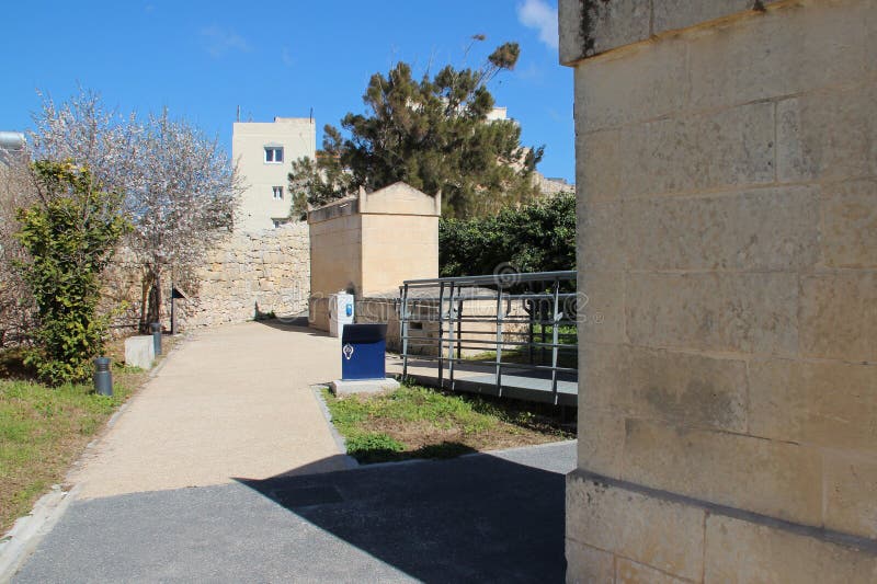 Tombs at the St Agatha Catacombs in Rabat - Malta Stock Image - Image ...