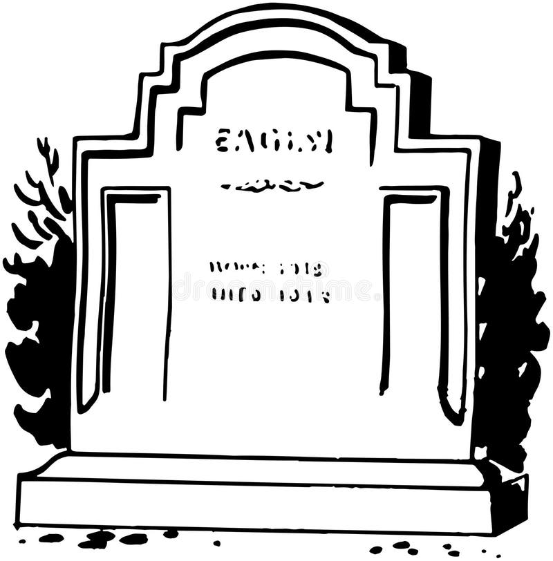 Tombstone 1 stock vector. Illustration of homes, graveyards - 42094266