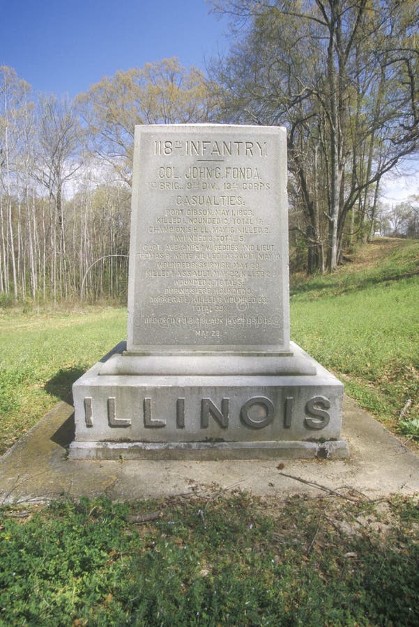 Tombstone of Colonel John Fonda, Civil War Stock Image - Image of ...