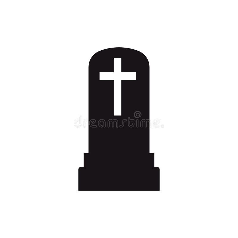 Tombstone. Vector Illustration Decorative Design Stock Vector ...