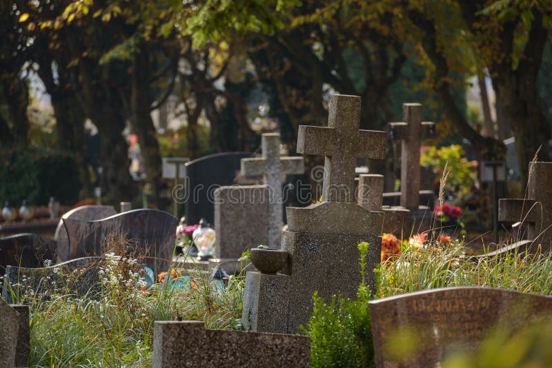 CEMETERY editorial image. Image of goodbye, rite, graveyard - 270559330