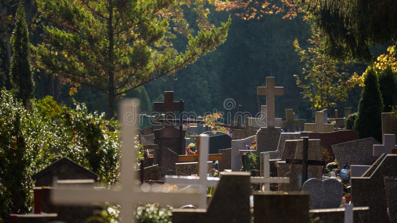 CEMETERY editorial photo. Image of spiritual, farewell - 270559396