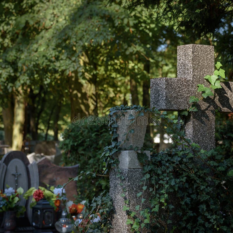 CEMETERY stock photo. Image of mourning, funeral, rite - 291837824