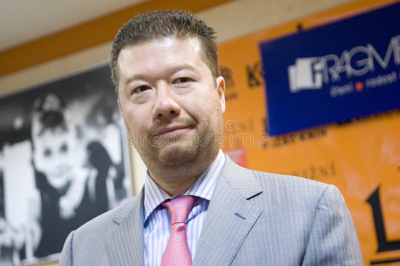 Tomio Okamura editorial stock image. Image of politic - 27877049