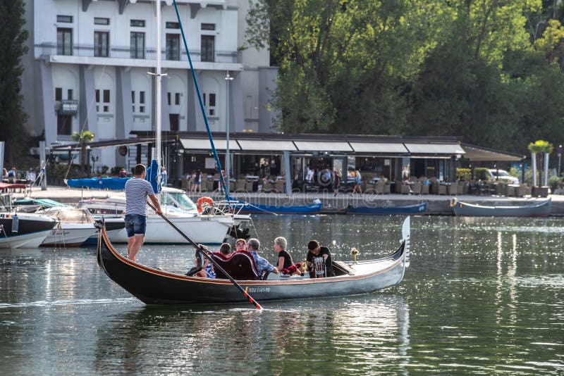 Tomis Port from Constanta Romania , Gondola Sailing Stock Photo - Image ...