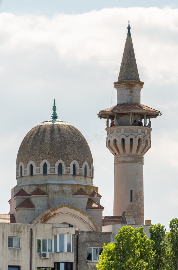 Tomis Port from Constanta Romania , Minaret Stock Image - Image of ...