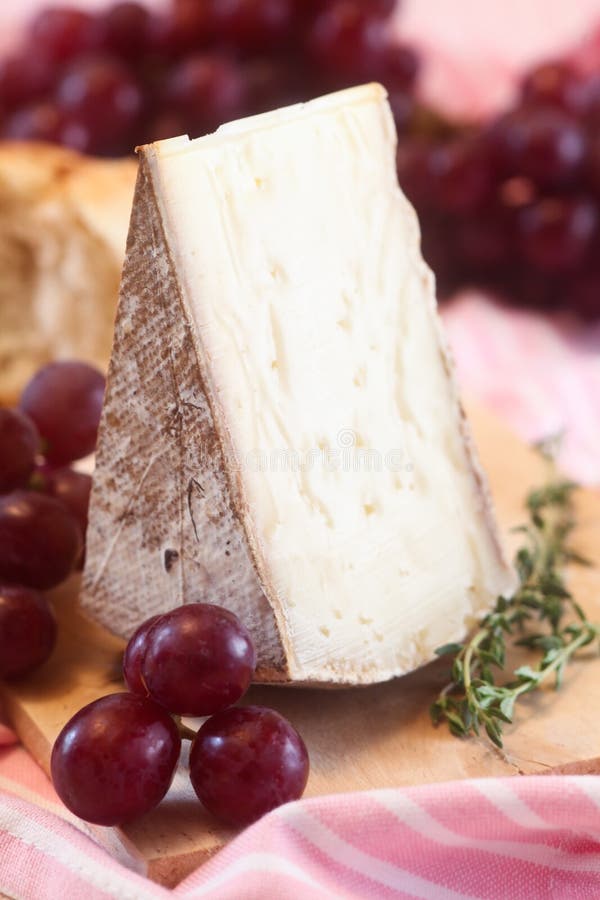 Tomme Cheese stock photo. Image of grapes, french, produce - 159043260