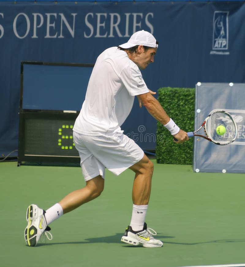 Tommy Haas Tennis Backhand editorial image. Image of leggmason - 4236395