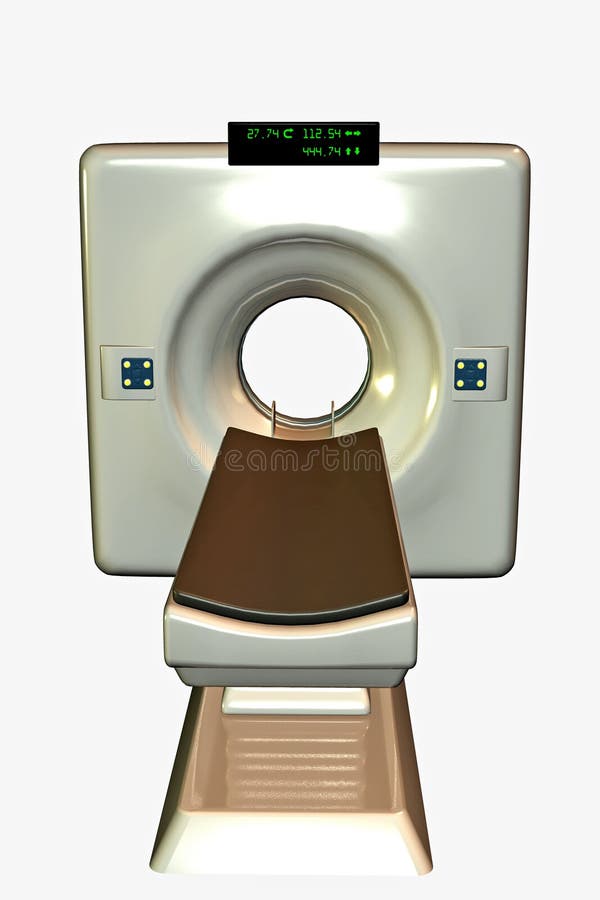 Computerized Axial Tomography Stock Illustration - Illustration of ...