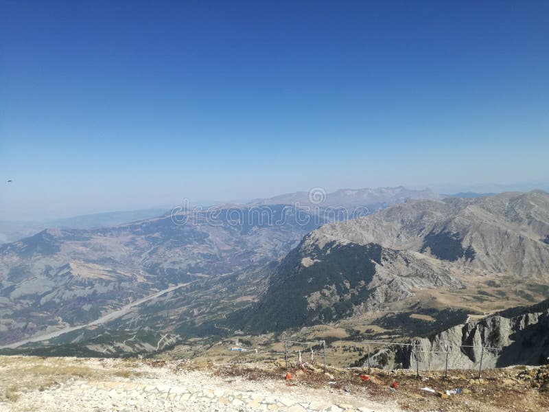 Tomorri Mountain stock image. Image of highland, tomorri - 98714083