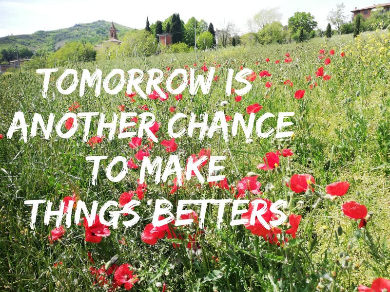 Phrases text design stock image. Image of tomorrow, betters - 258874553