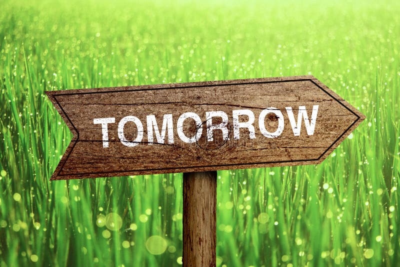 Yesterday Today Tomorrow stock illustration. Illustration of decide ...