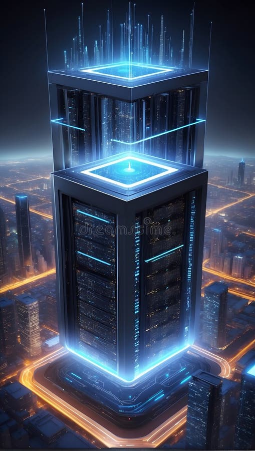 Tomorrow S Data Ballet: QuantumQuotient Harmony. AI Generate Stock Illustration - Illustration ...