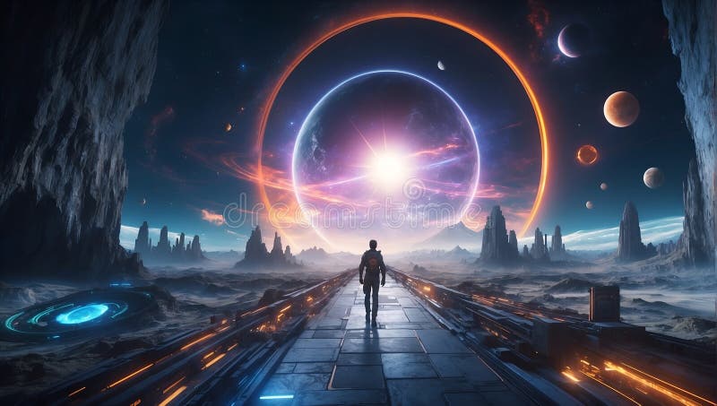 Tomorrow S Frontier Explored: DataEclipse Odyssey. AI Generate Stock ... Tomorrow S Frontier Explored: DataEclipse Odyssey. AI Generate Stock ...