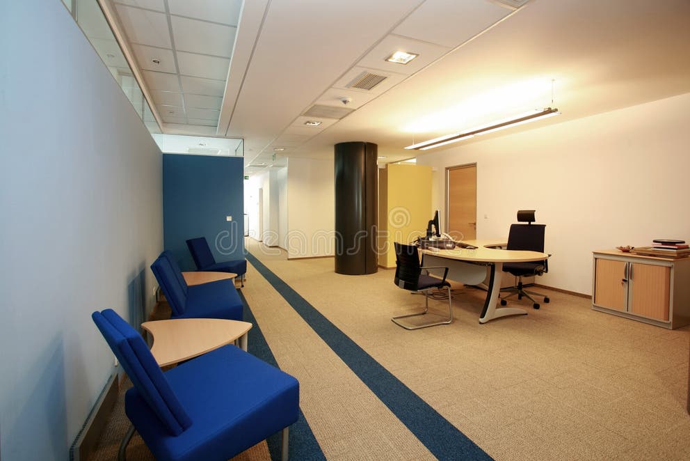 Nytt tomt kontor arkivfoto. Bild av kontor, apparat, läder - 36405158