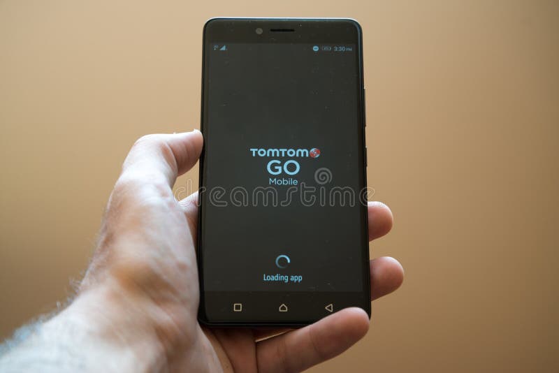 TomTom Go editorial stock photo. Image of application - 89925138