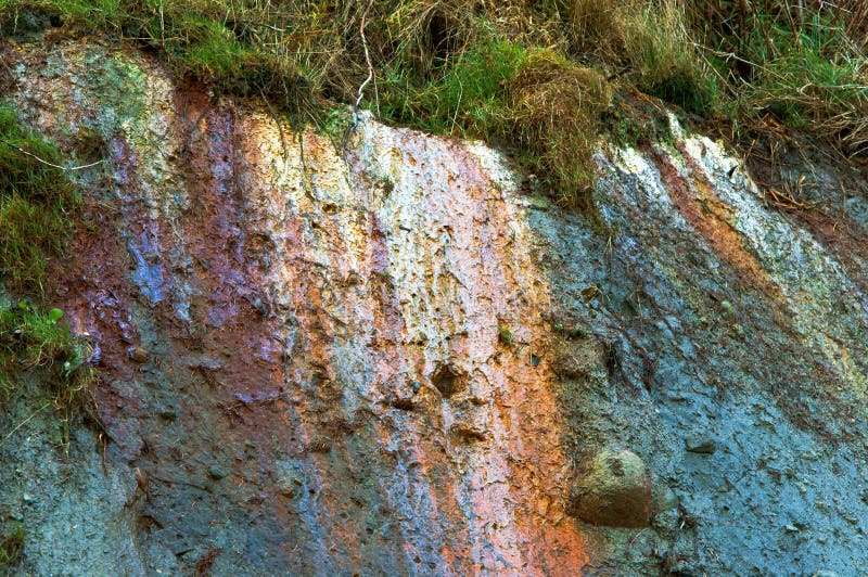 Tonboden, Mischlehm, Seeklippe Stockbild - Bild von schmutz, geologie ...