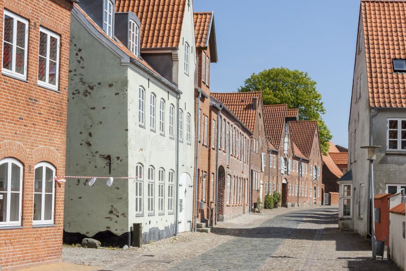 Tonder town - Denmark. stock photo. Image of denmark - 96194854