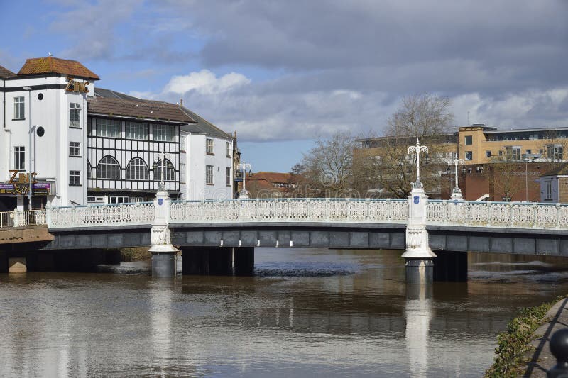 Tone Bridge, Taunton imagen de archivo. Imagen de puente - 112392255