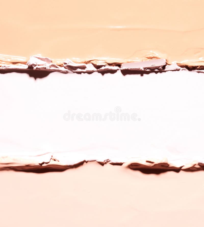 Tone Foundation Texture Background Stock Image - Image of facial ...