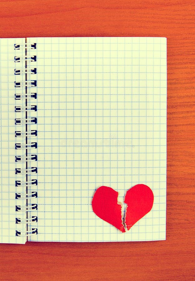 Empty Writing Notebook Paper Sheet Template. School and Office ...