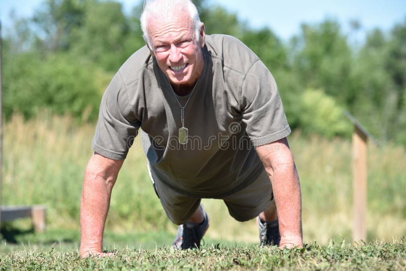 Toned Veteran Soldier Exercising Stock Image - Image of soldiers ...