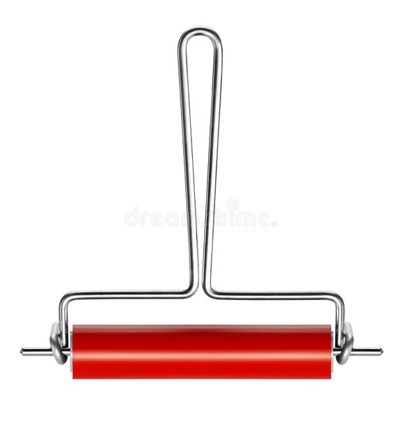 Toner rubber roller stock image. Image of inking, typesetting - 47235353