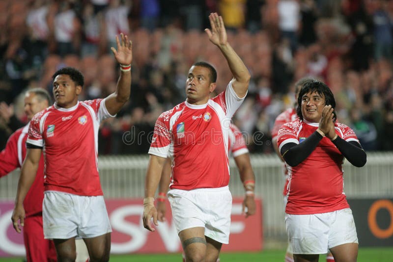 Tonga Rugby Player with Ball Editorial Image - Image of effort, group ...